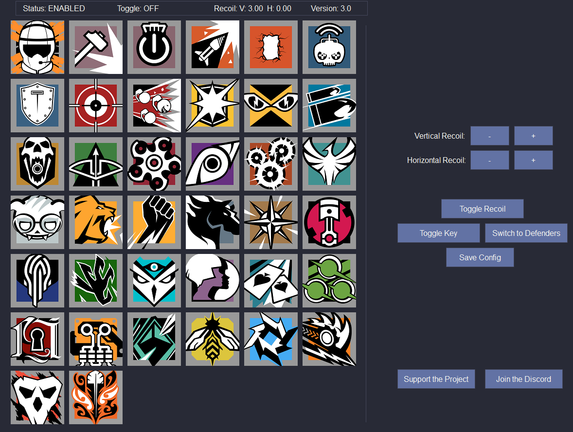 Themes - R6 No Recoil